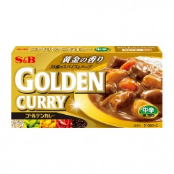 S&B Golden Curry Medium Spice | Japanstore Seasoning cubes for curry