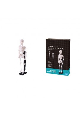 Kawada Nanoblock Advanced Hobby Human Skeleton - Japanstore.pl