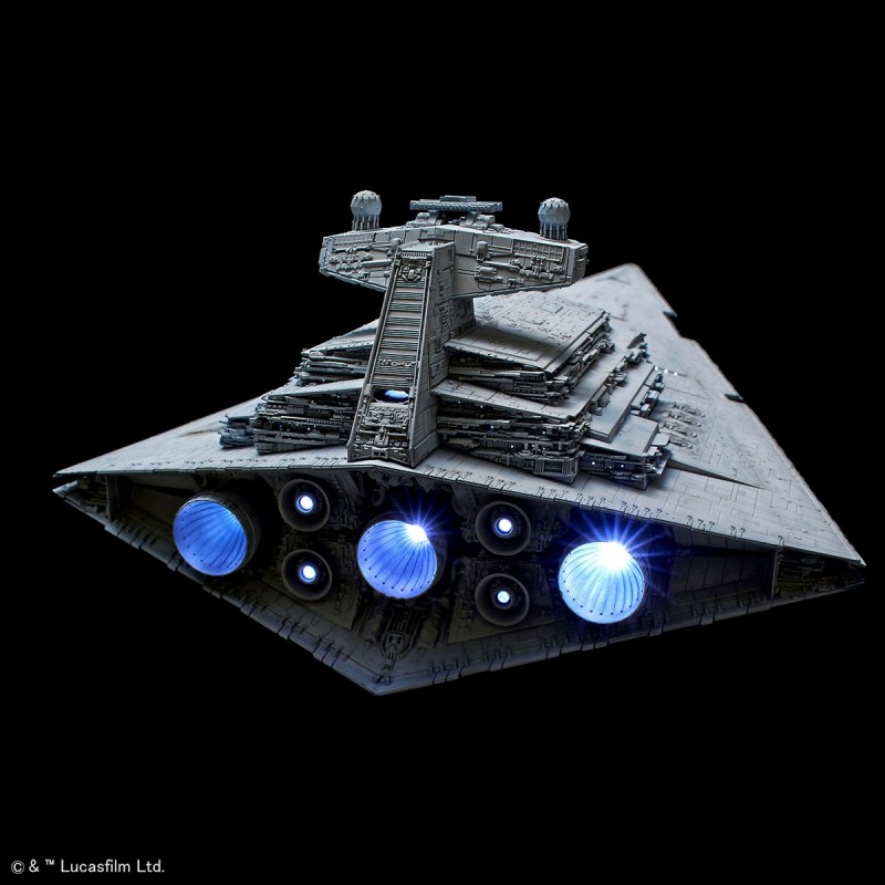 Bandai Star Wars Star Destroyer with LED Plastic Model Kit Japanstore
