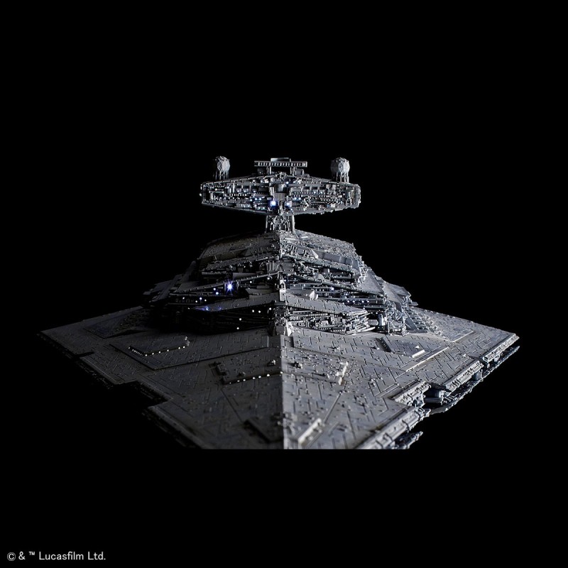 Bandai Star Wars Star Destroyer with LED Plastic Model Kit Japanstore